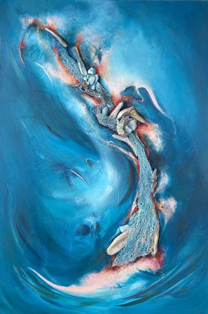 Currents of Memory Painting - Sarah Rupesinghe Art Buy Mixed Media ...